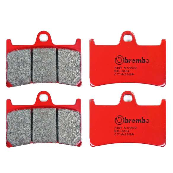 KIT 4 PASTIGLIE FRENO ANTERIORE BREMBO 07YA23SA YAMAHA R6 R1 MT07 MT09 ...