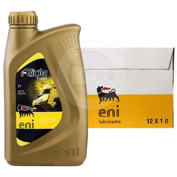 1Lt OLIO ENI i-RIDE SCOOTER 2T SINTETICO API TC - JASO FC