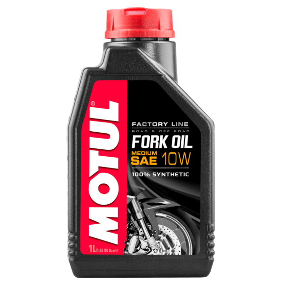 Motul Fork Oil Factory Line Medium 10W 1L Olio Forcelle 100% Sintetico